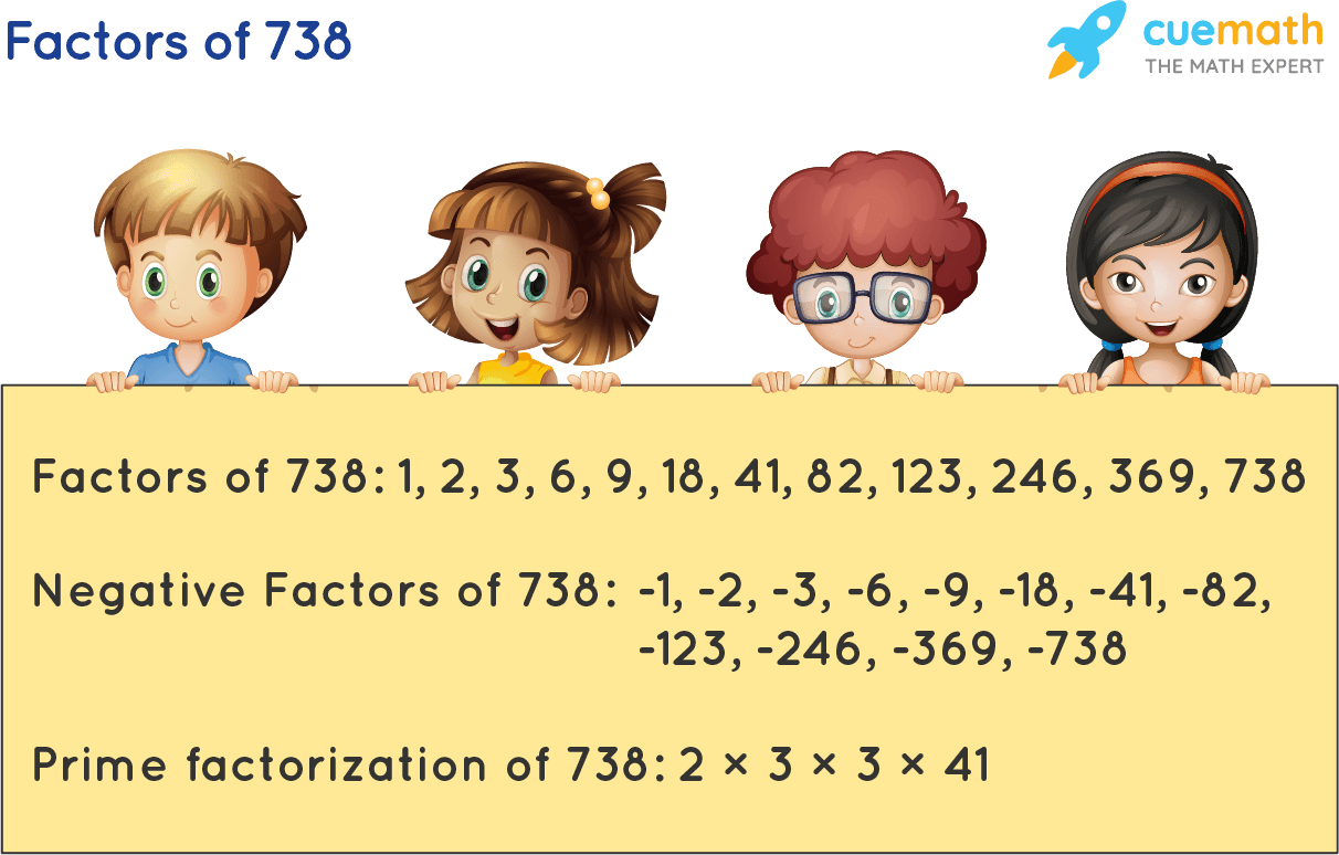 Factors Of 738 Find Prime Factorization Factors Of 738