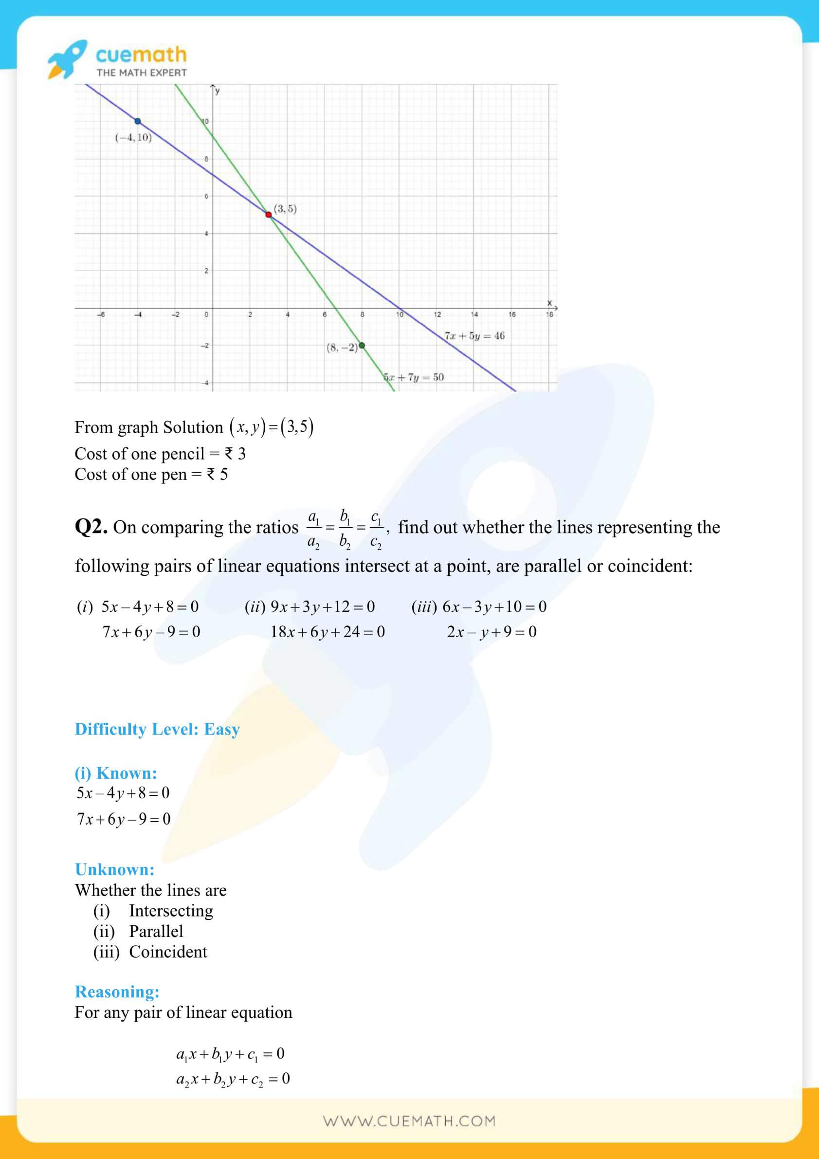 NCERT Solutions For Class 10 Maths Chapter 3 Exercise 3 2 Free PDF NCERT Solutions For Class 10 Maths Chapter 3 Exercise 3 2 Free PDF