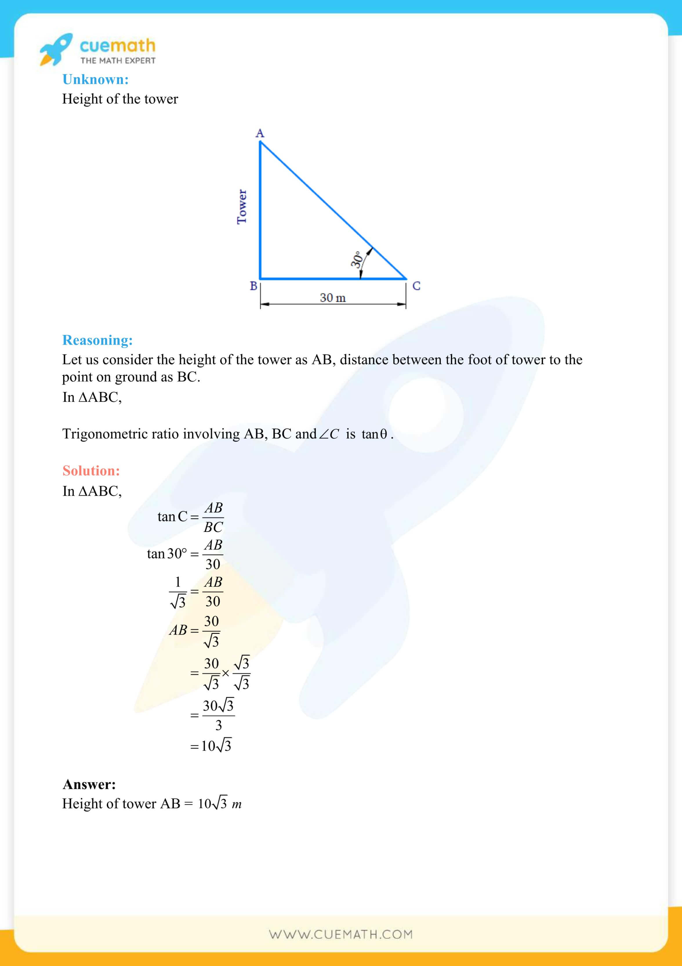 NCERT Solutions Class 10 Maths Chapter 9 Exercise 9 1 Access Free PDF