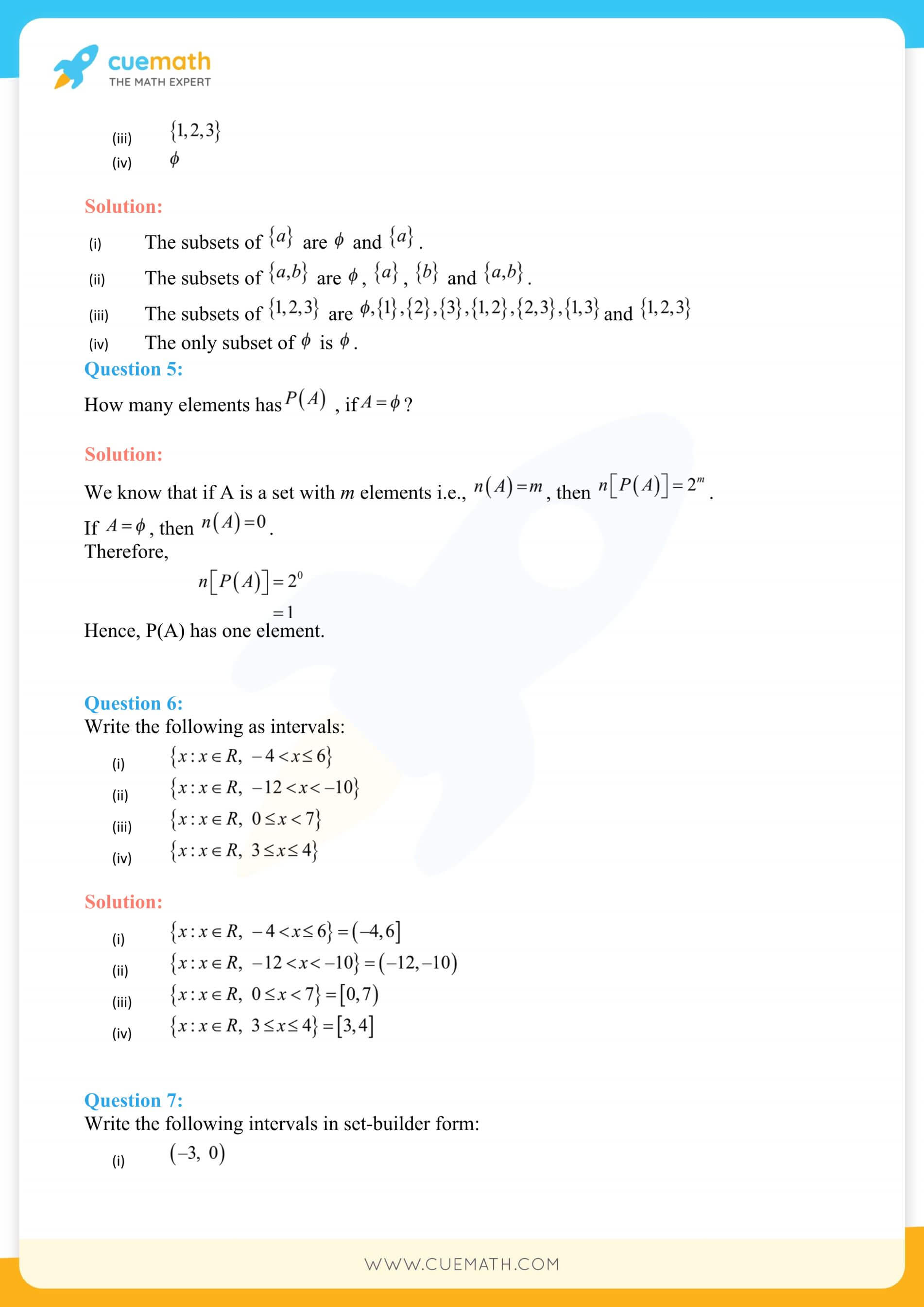 NCERT Solutions For Class 11 Maths Chapter 1 Exercise 1 3 Sets