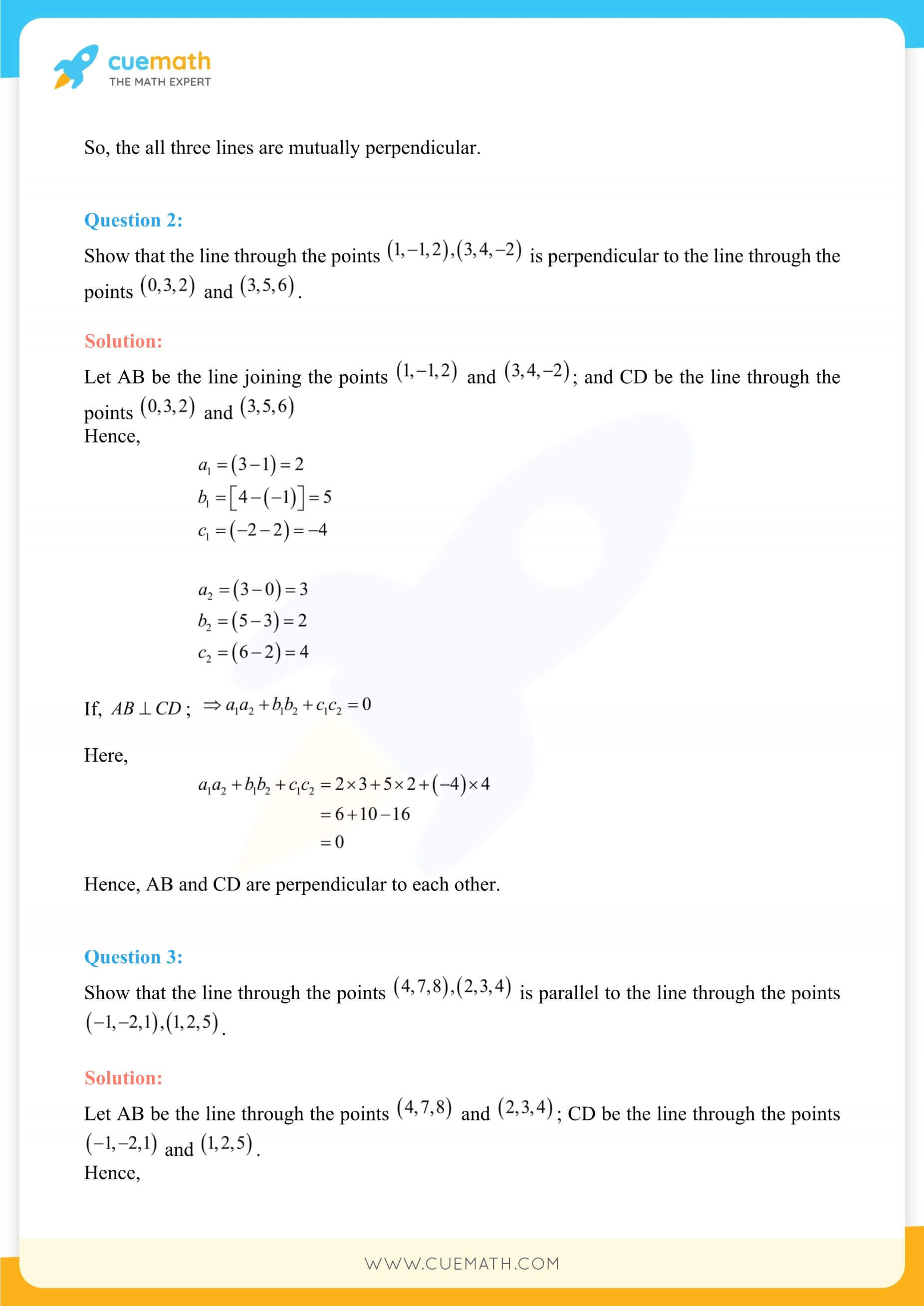 NCERT Solutions For Class 12 Maths Chapter 11 Exercise 11 2 Free PDF