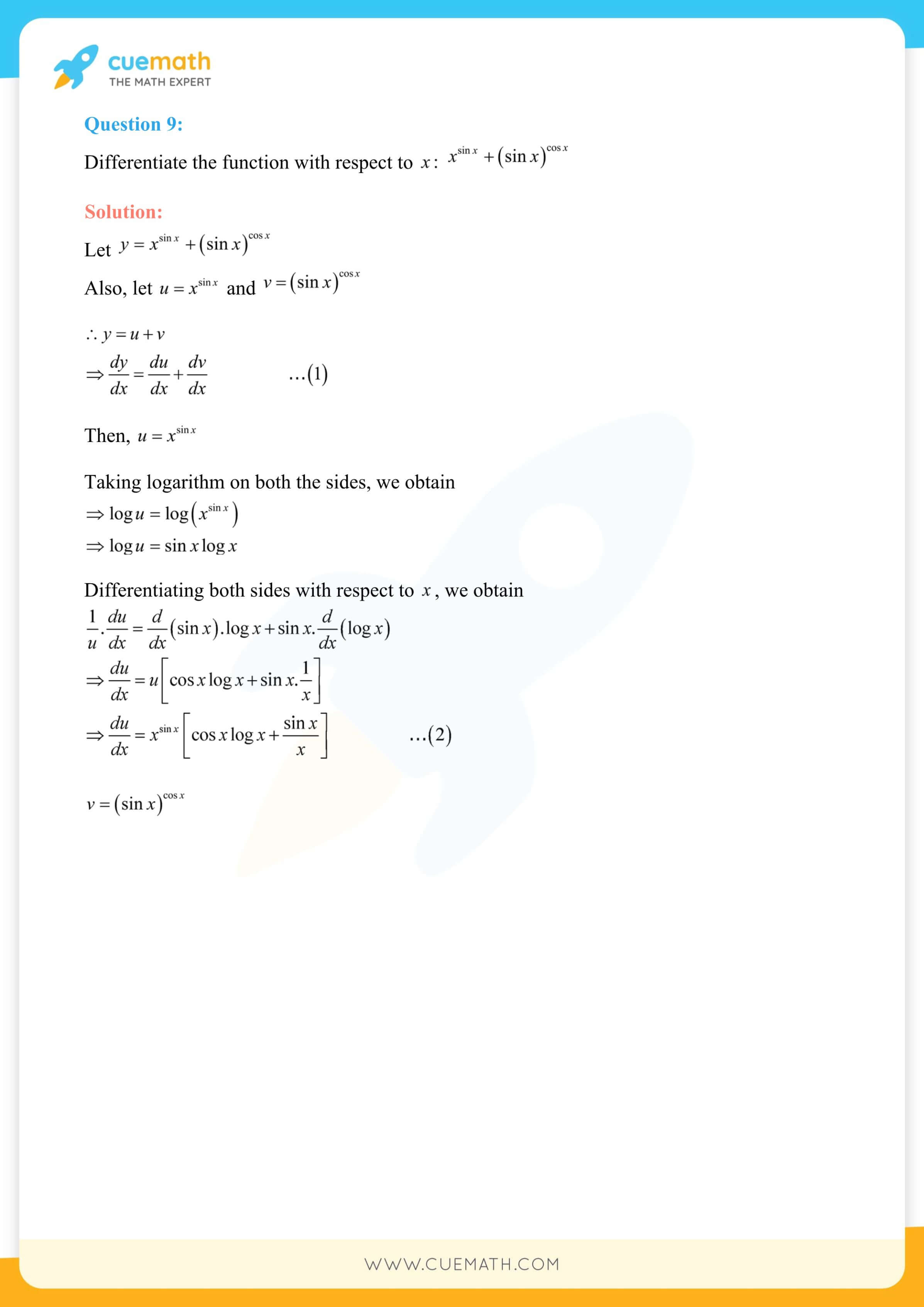 NCERT Solutions For Class 12 Maths Chapter 5 Exercise 5 5 Download NCERT Solutions For Class 12 Maths Chapter 5 Exercise 5 5 Download