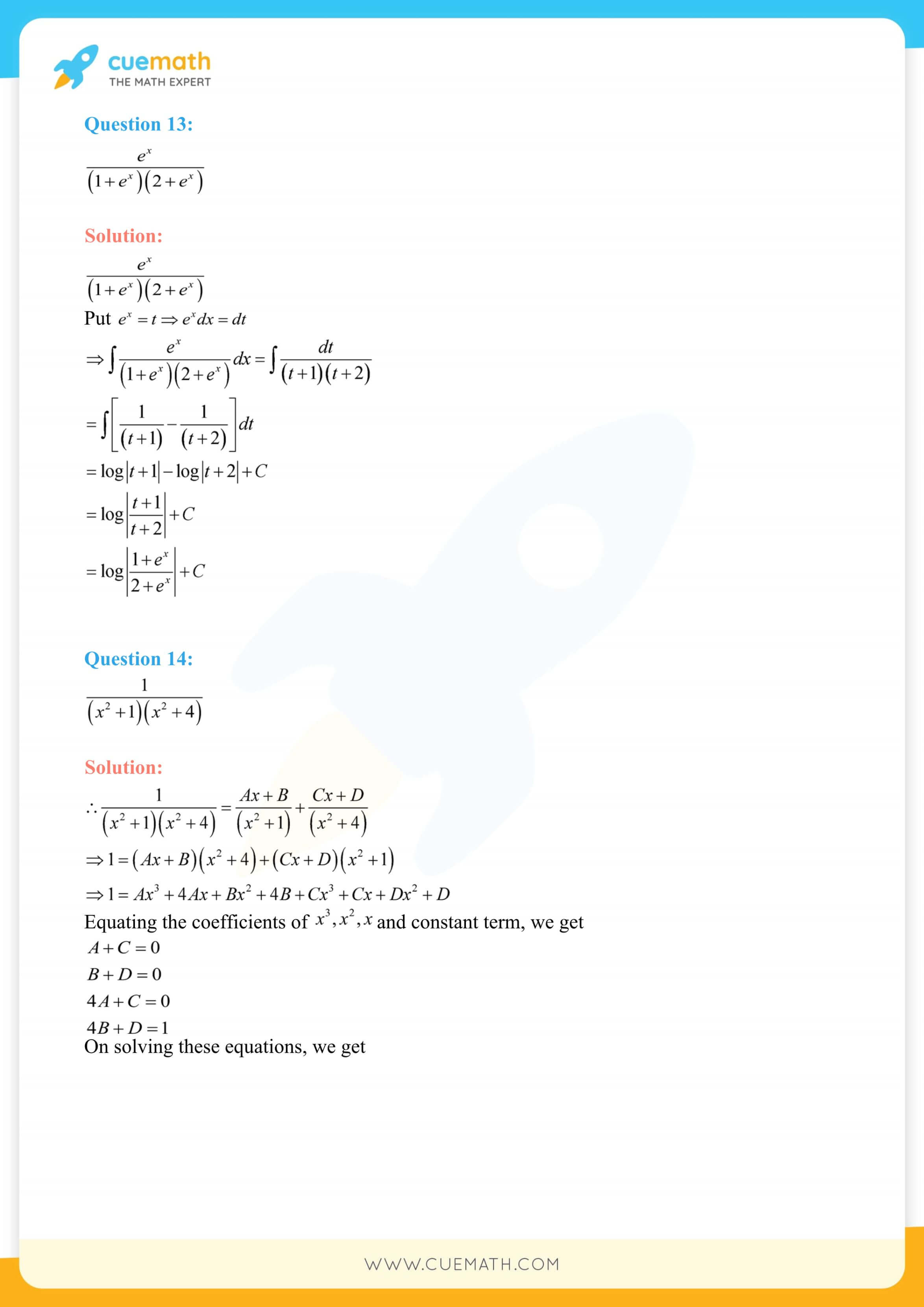 NCERT Solutions For Class 12 Maths Chapter 7 Miscellaneous Exercise NCERT Solutions For Class 12 Maths Chapter 7 Miscellaneous Exercise