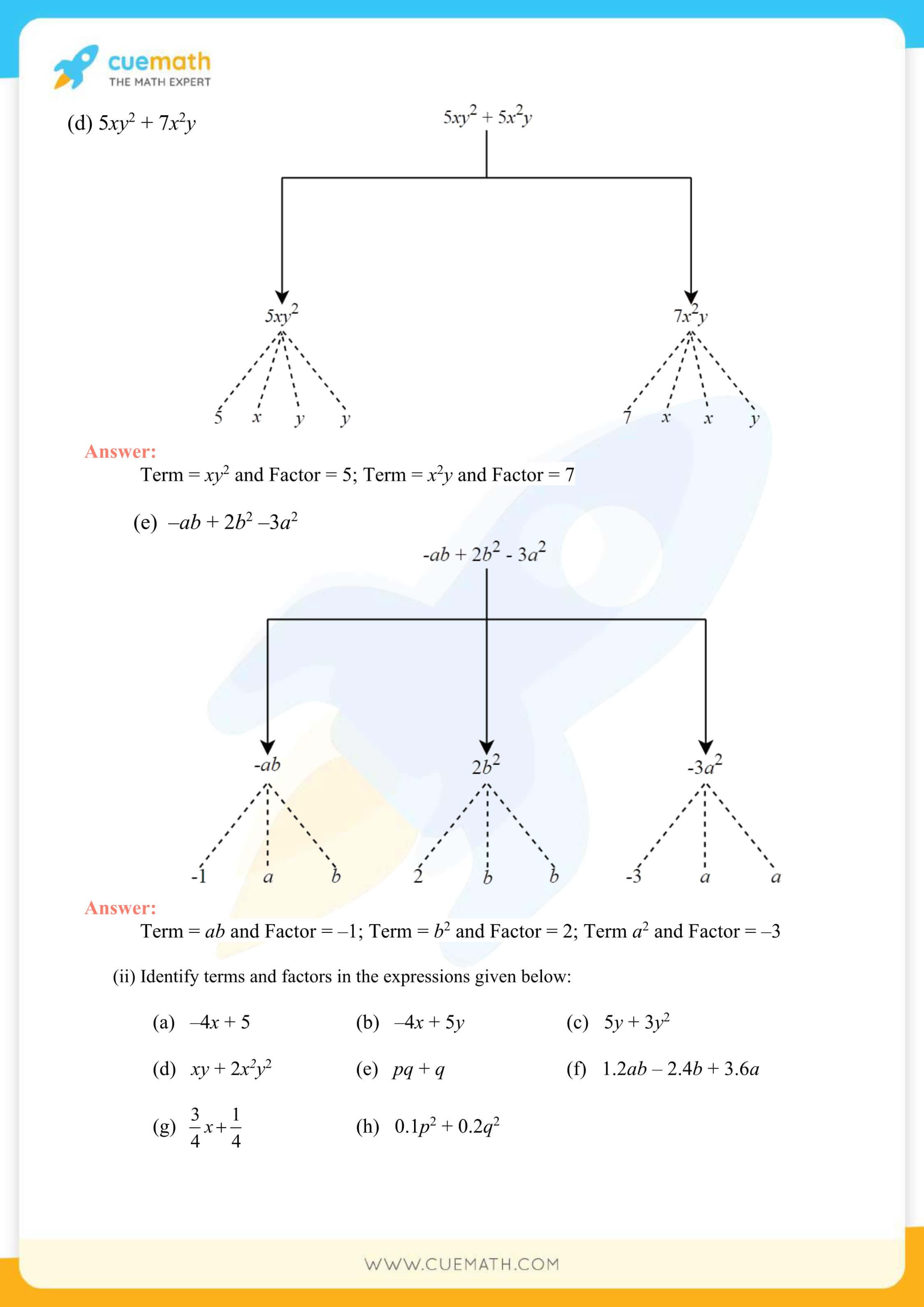 NCERT Solutions Class 7 Maths Chapter 12 Exercise 12 1 Algebraic NCERT Solutions Class 7 Maths Chapter 12 Exercise 12 1 Algebraic