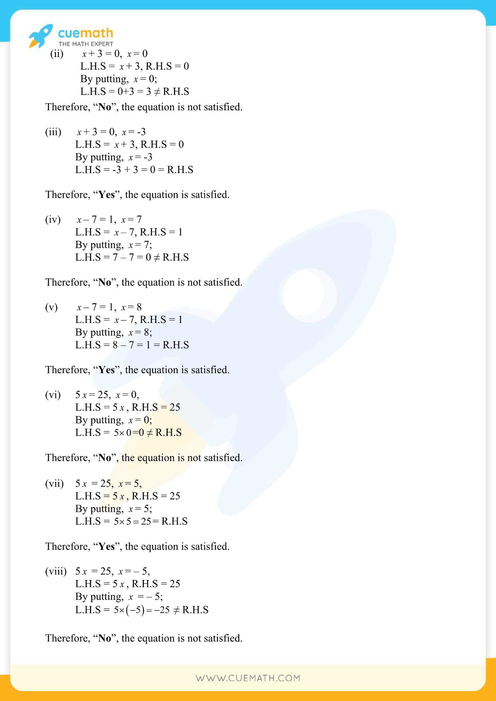 NCERT Solutions Class 7 Maths Chapter 4 Simple Equations Access PDF