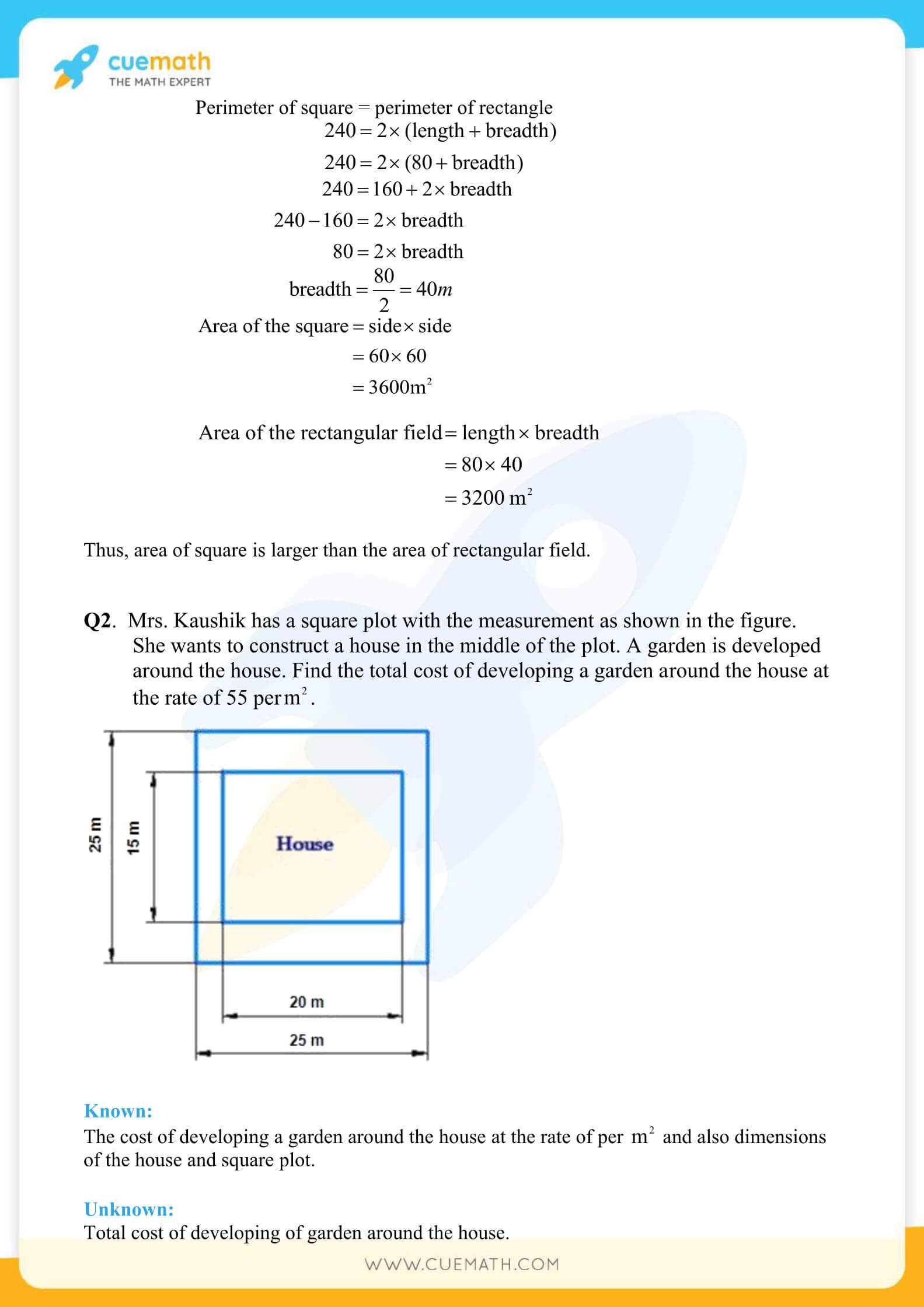 NCERT Solutions Class 8 Maths Chapter 11 Mensuration Access PDF