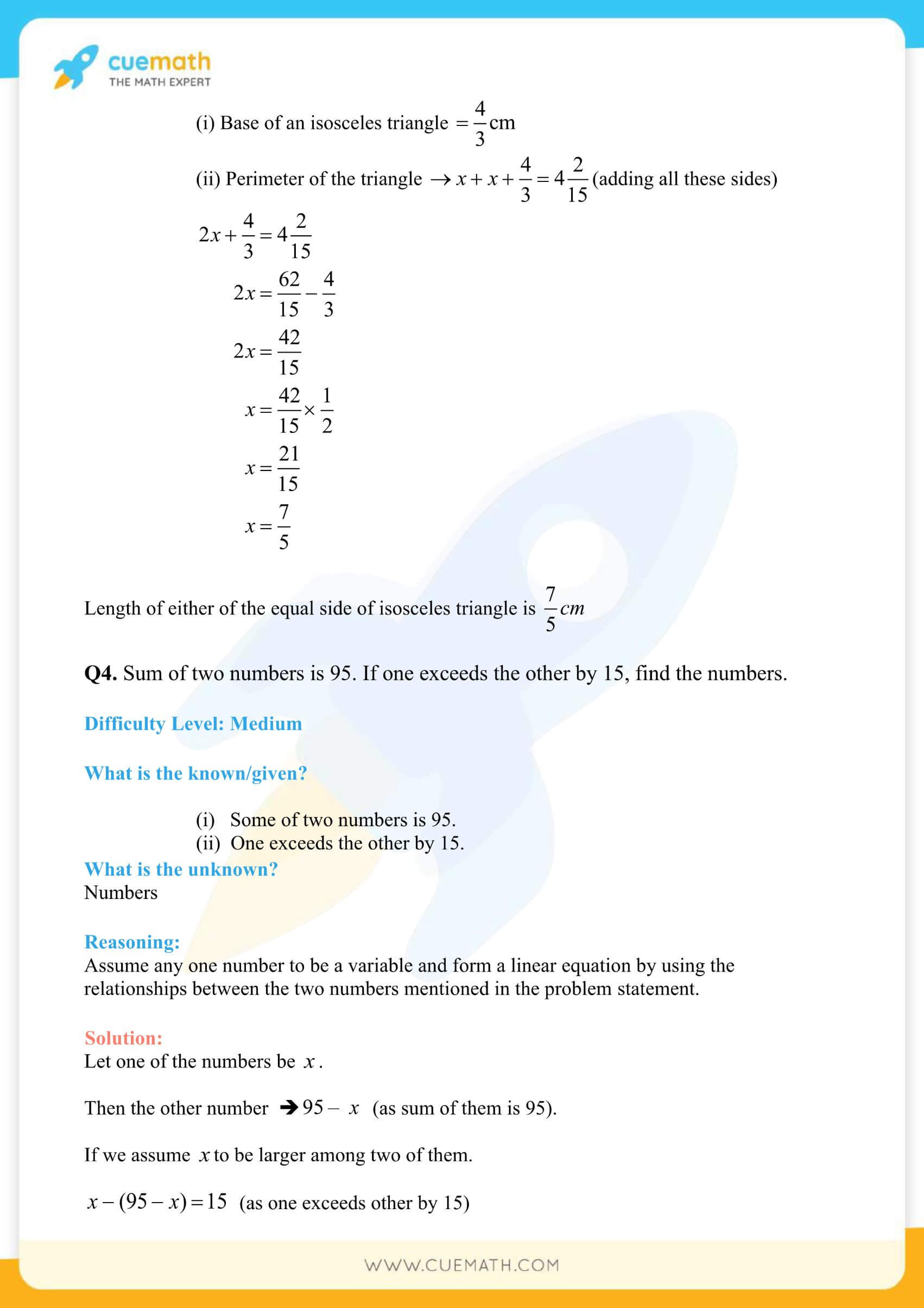 NCERT Solutions Class 8 Maths Chapter 2 Exercise 2 2 Linear Equations 