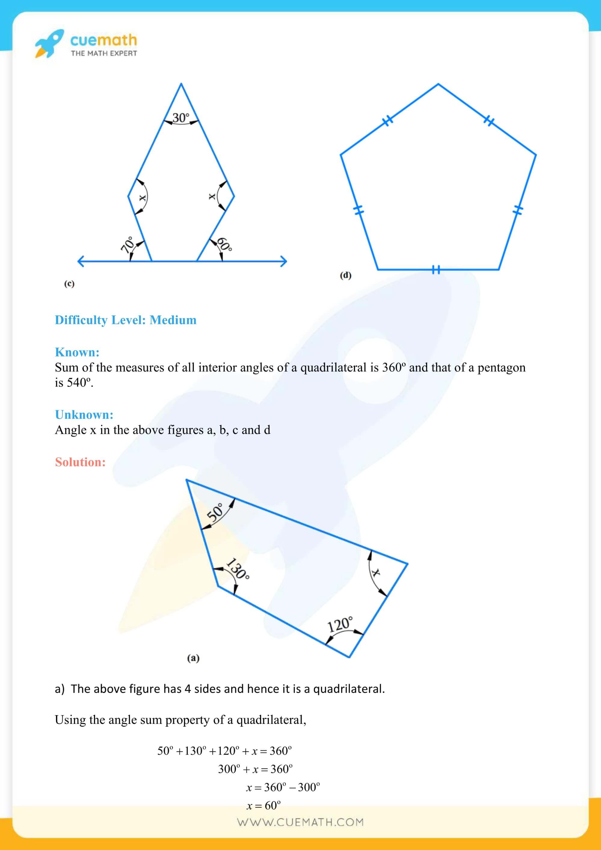 Case Study Questions On Quadrilaterals Class 8