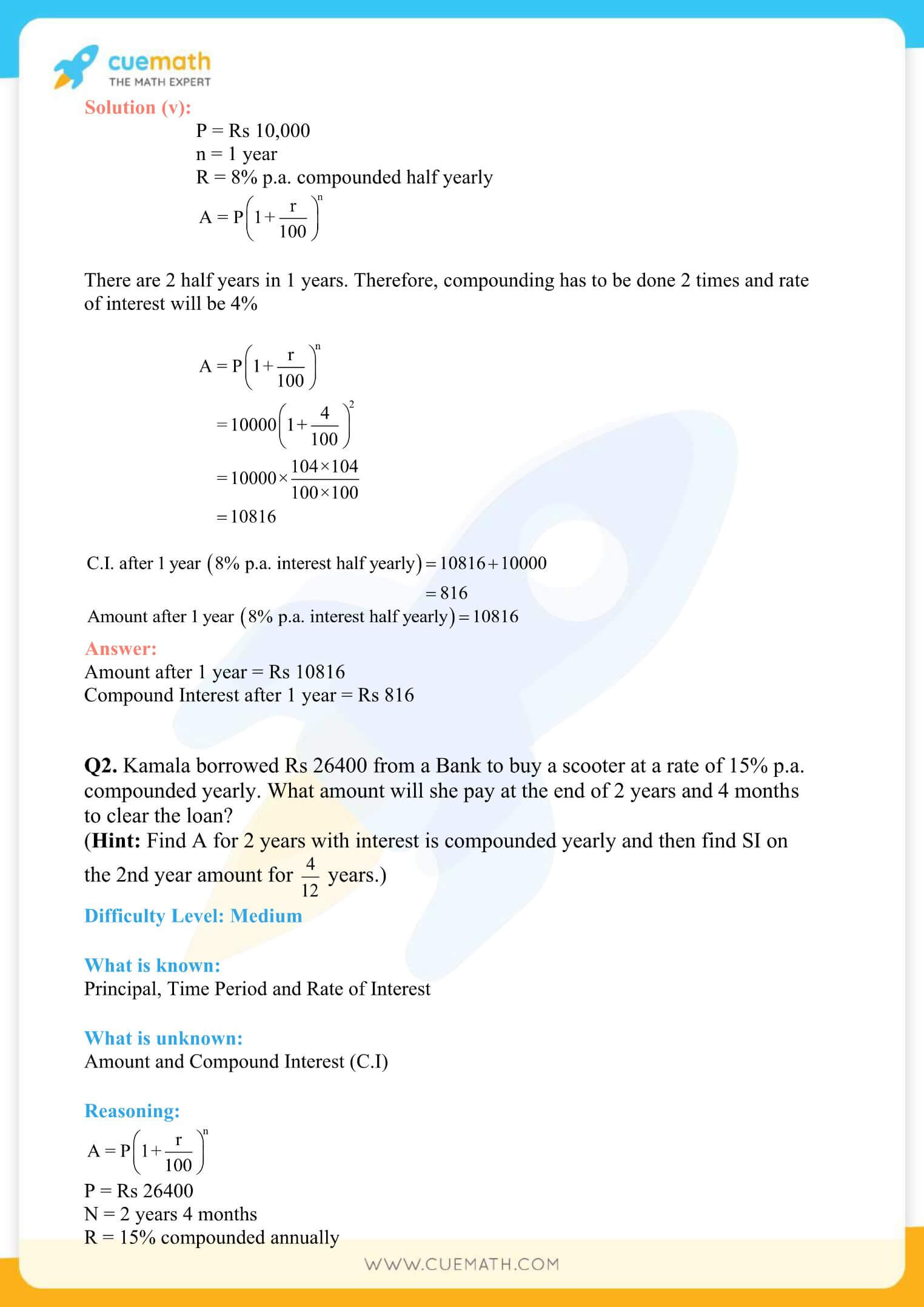 NCERT Solutions Class 8 Maths Chapter 8 Exercise 8 3 Download PDF NCERT Solutions Class 8 Maths Chapter 8 Exercise 8 3 Download PDF