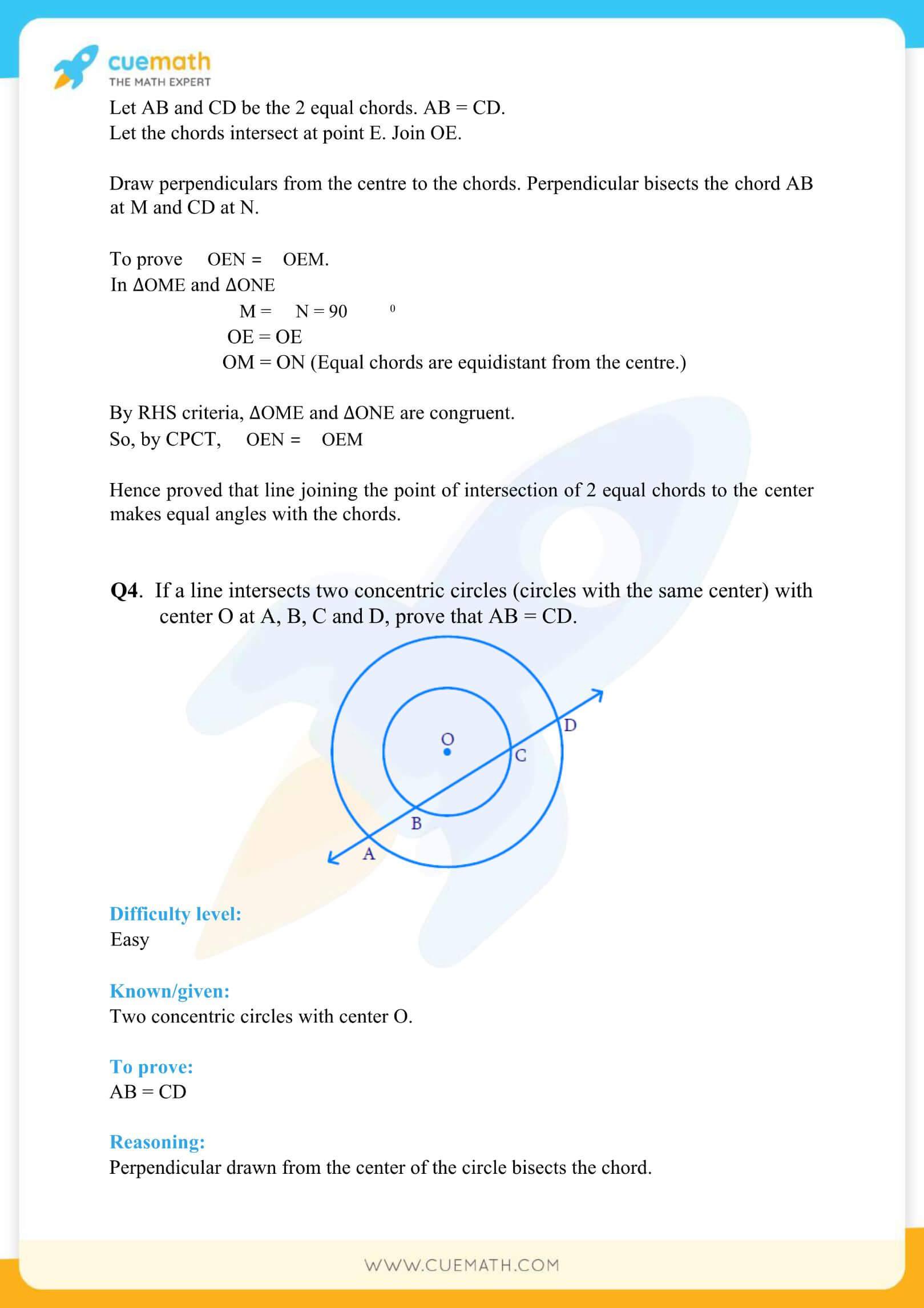NCERT Solutions Class 9 Maths Chapter 10 Circles Download Free PDF NCERT Solutions Class 9 Maths Chapter 10 Circles Download Free PDF