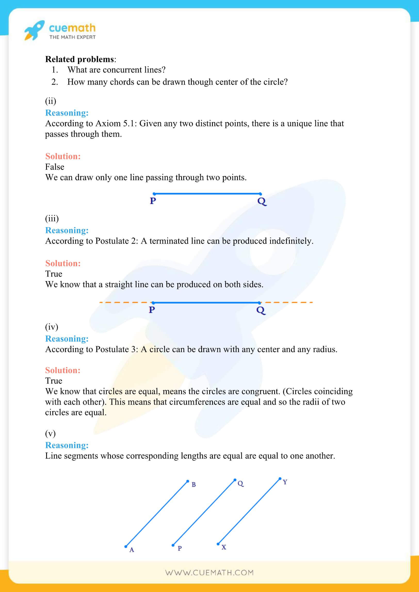 NCERT Solutions Class 9 Maths Chapter 5 Introduction To Euclid s Geometry