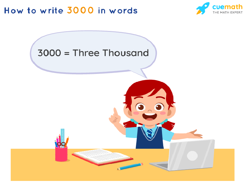 3000 In Words Write 3000 In Words 3000 Spelling