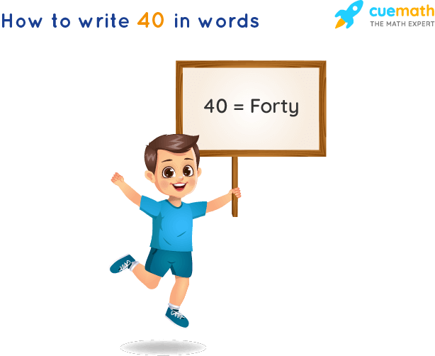 40 In Words Write 40 In Words 40 Spelling