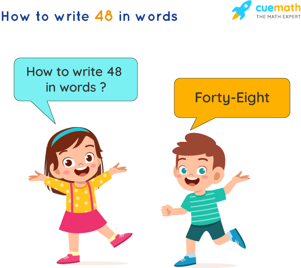 48 In Words Write 48 In Words 48 Spelling